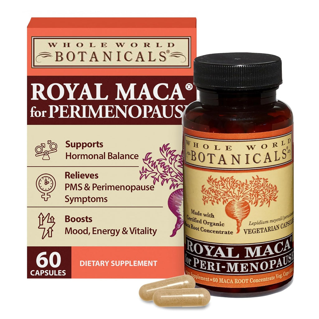 Royal Maca capsules for menopause relief