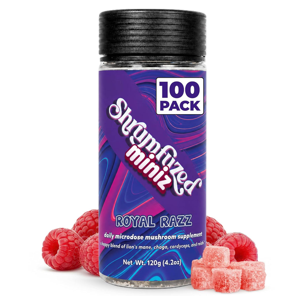 Royal Razz mushroom gummies for wellness