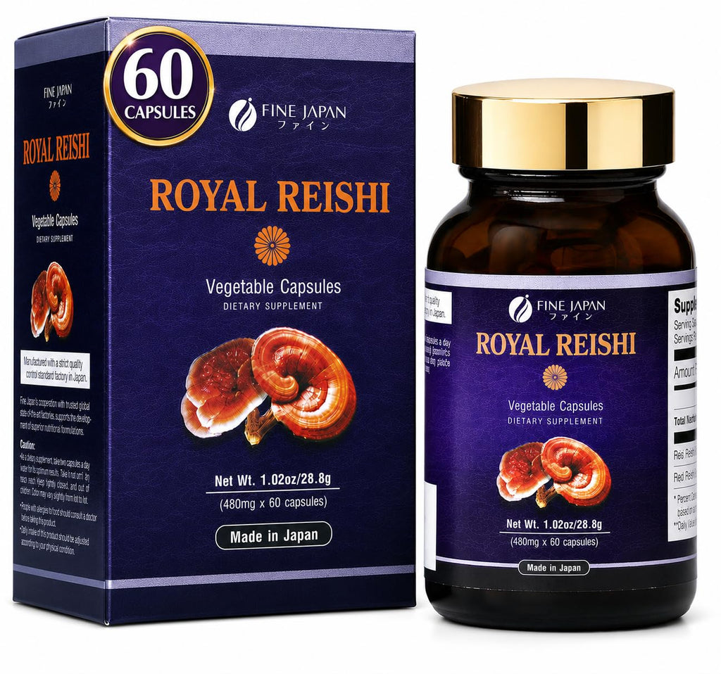 Royal Reishi mushroom health capsules