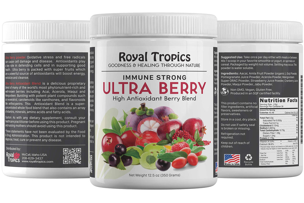 Royal Tropics antioxidant blend for vitality