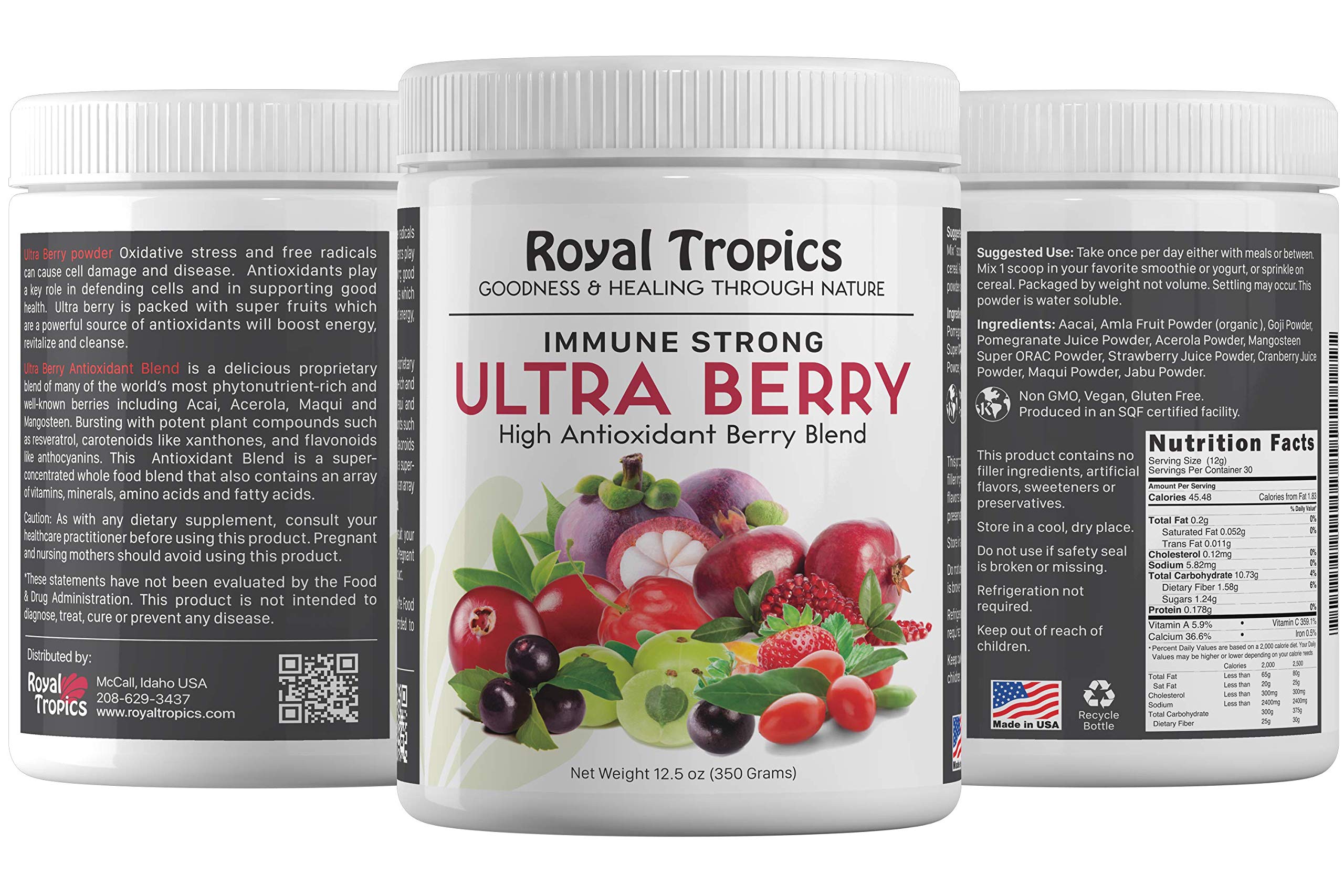 Royal Tropics antioxidant blend for vitality