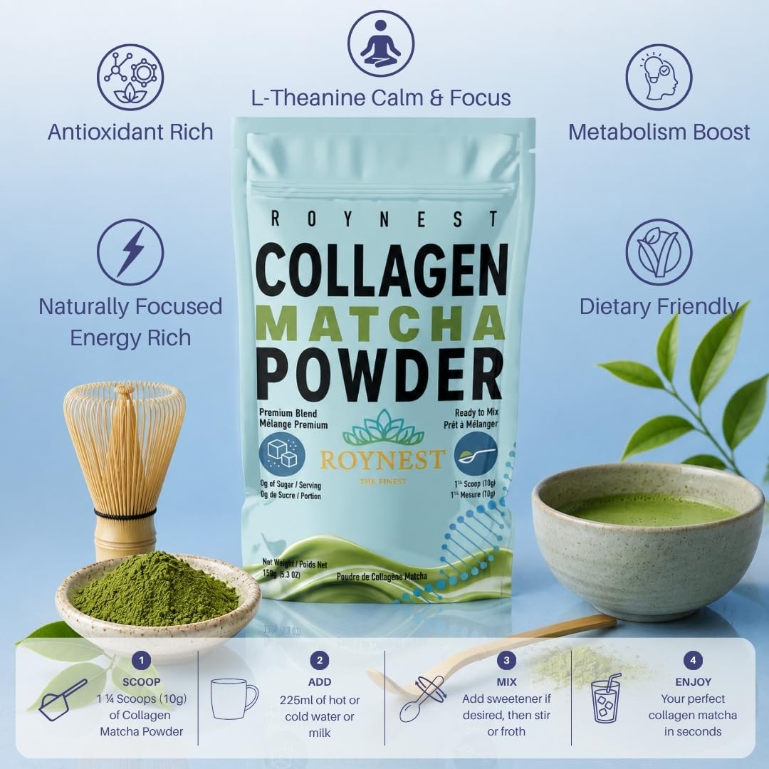 Roynest matcha powder for beauty