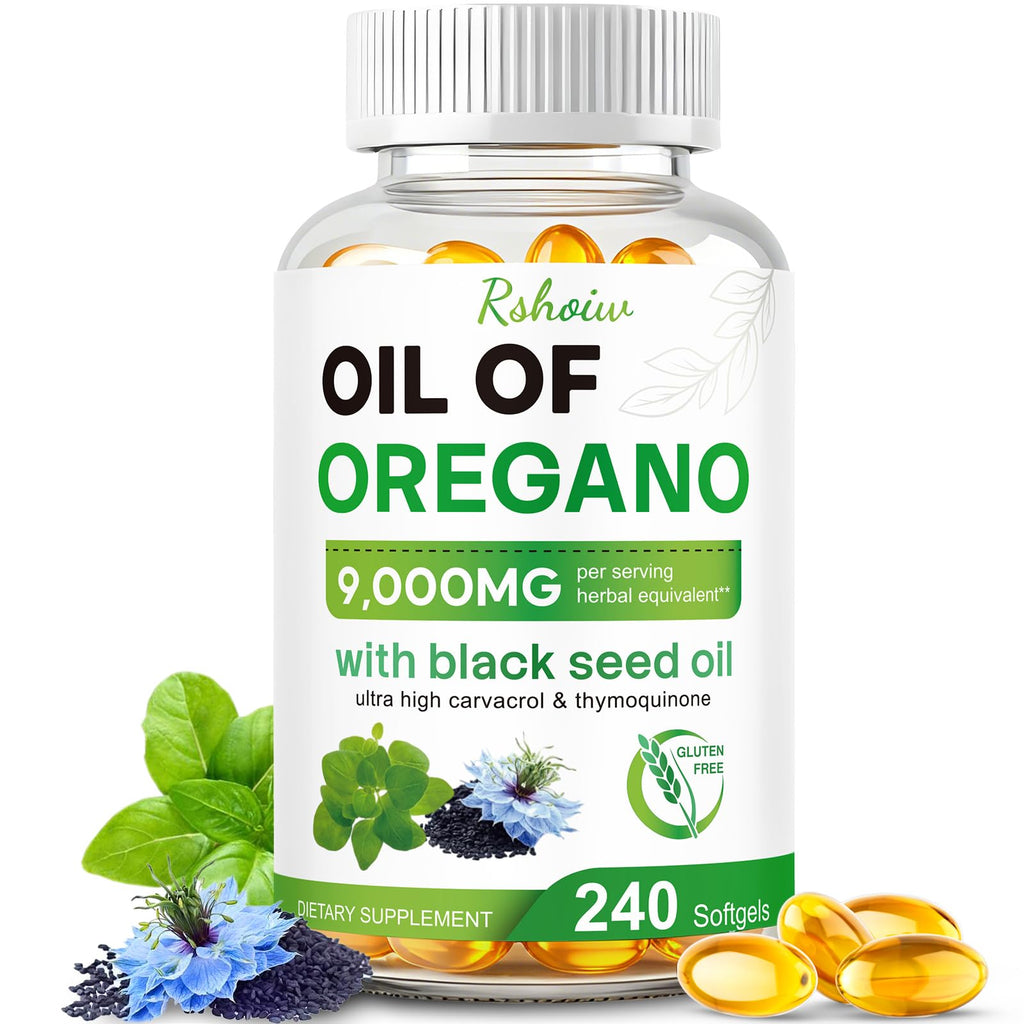 Rshoiw oregano oil softgels for immunity