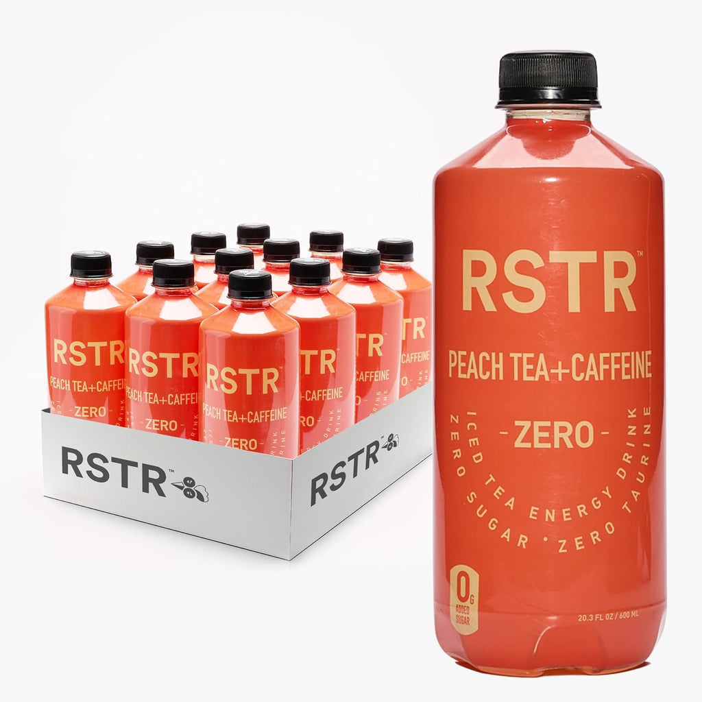RSTR peach tea energizing beverage