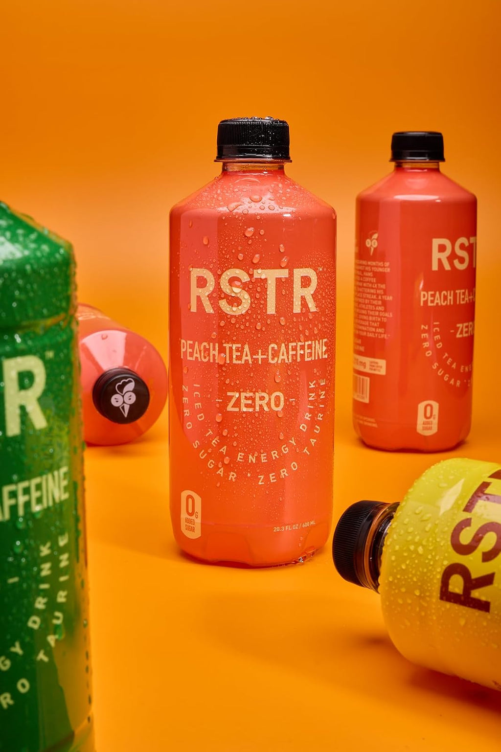 RSTR peach tea for active lifestyle