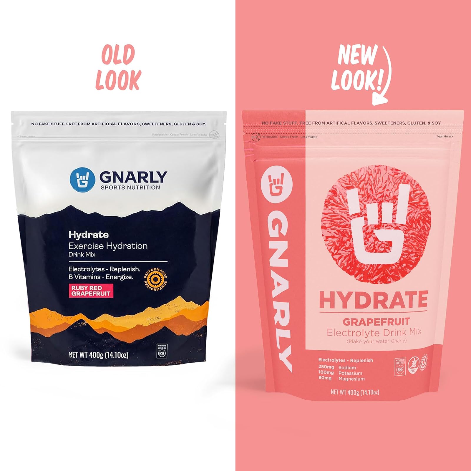 Ruby Red Grapefruit electrolyte drink mix