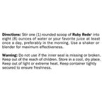 Ruby Reds multivitamins with natural ingredients