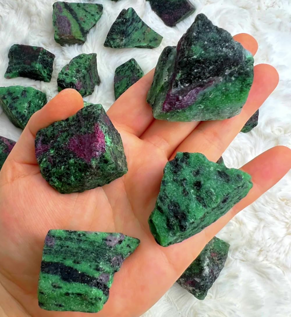 Ruby Zoisite stones for healthy skin