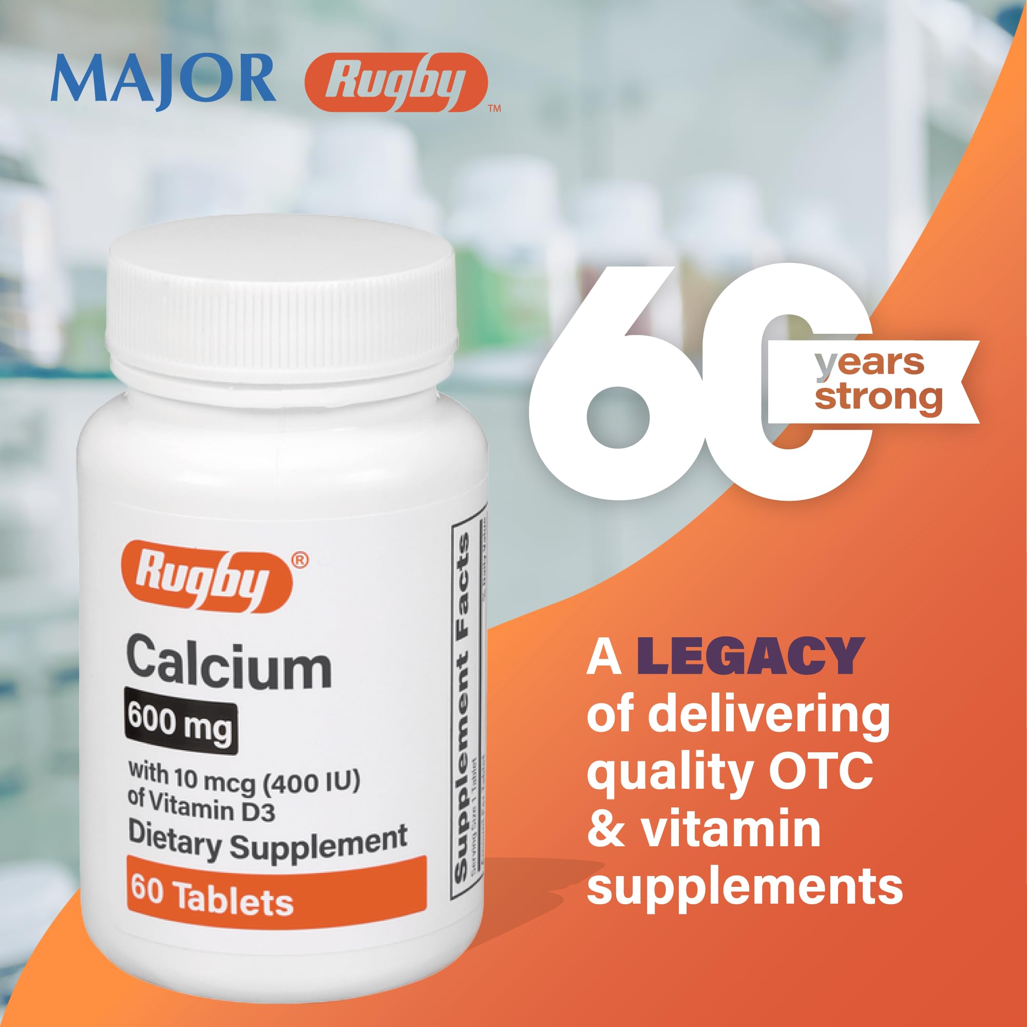 Rugby calcium with vitamin D benefits