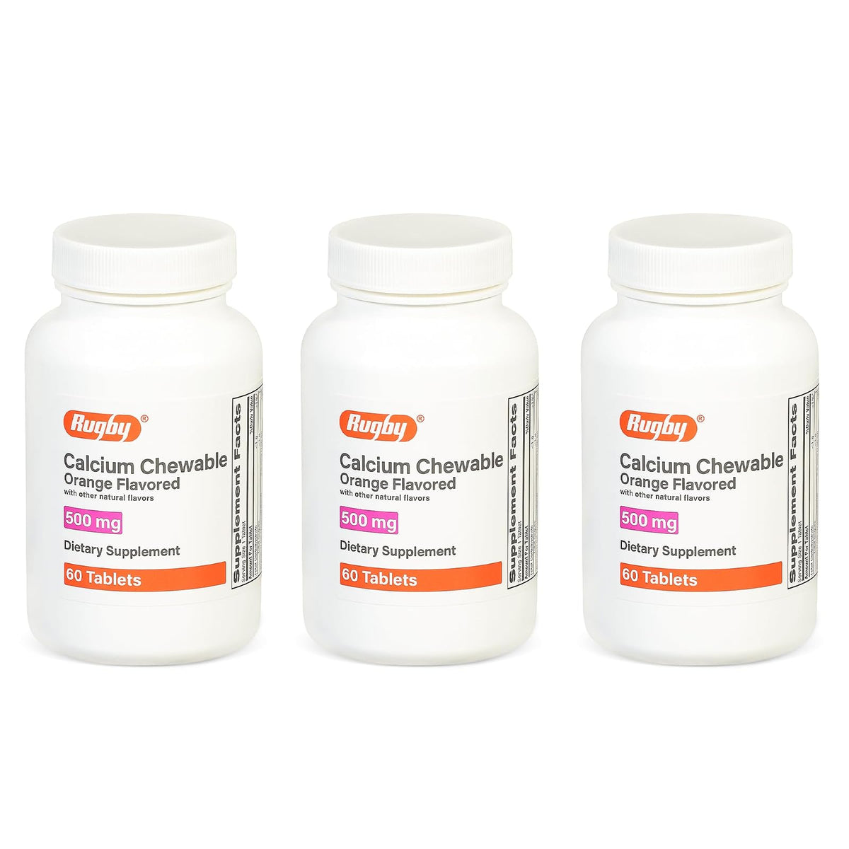 Rugby chewable calcium tablets