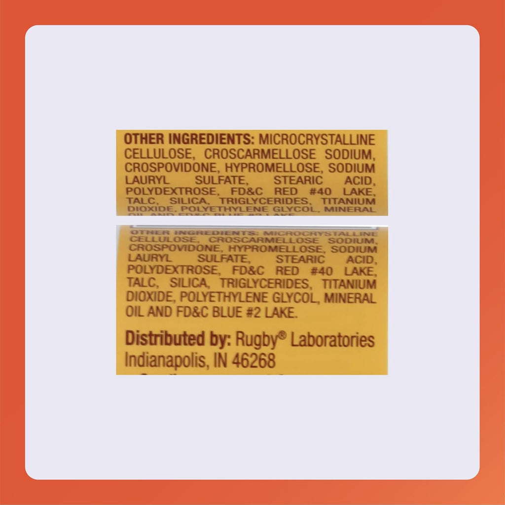 Rugby iron tablets for men and women