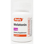 Rugby melatonin sleep aid tablets