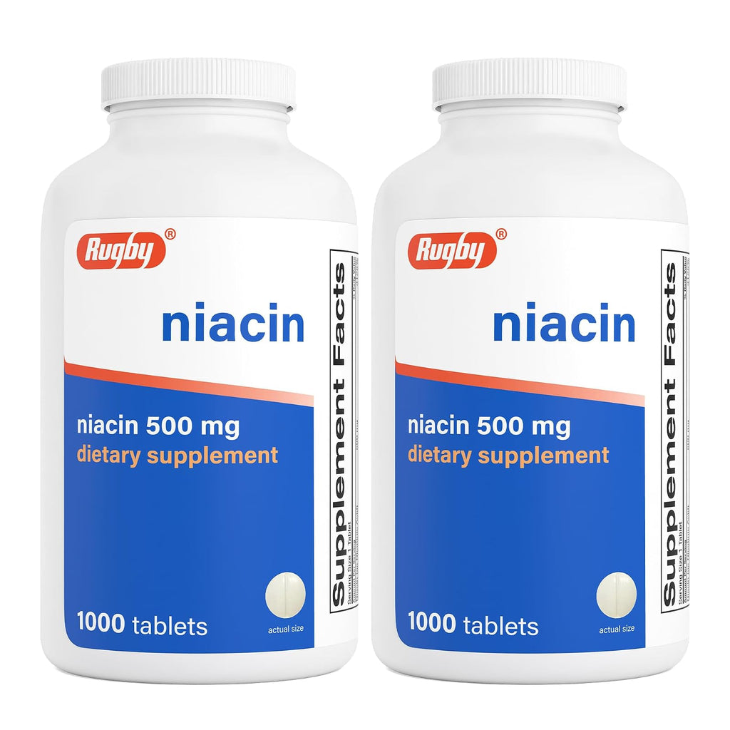 Rugby Niacin 500 mg tablets
