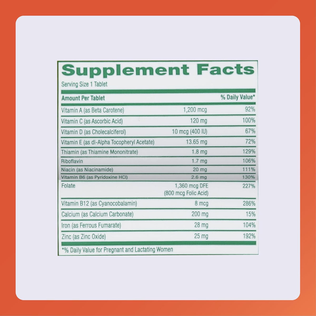 Rugby prenatal vitamins support maternal health