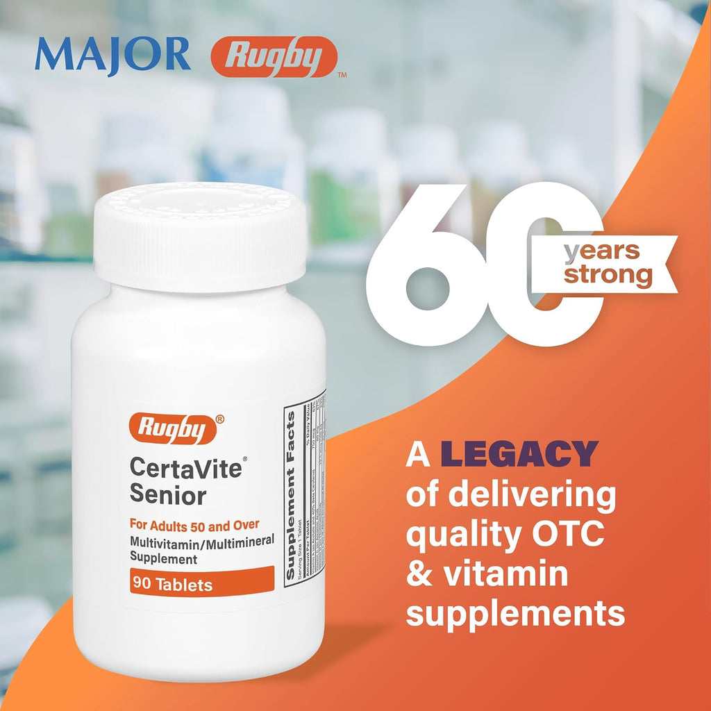 Rugby senior multivitamin tablets