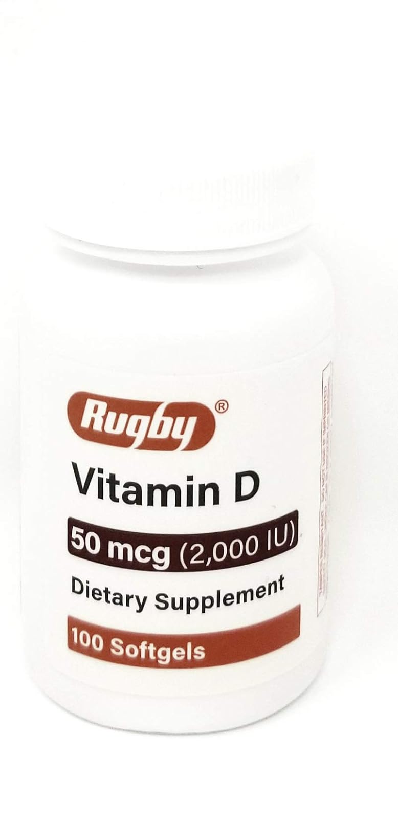 Rugby Vitamin D3 softgels for immunity