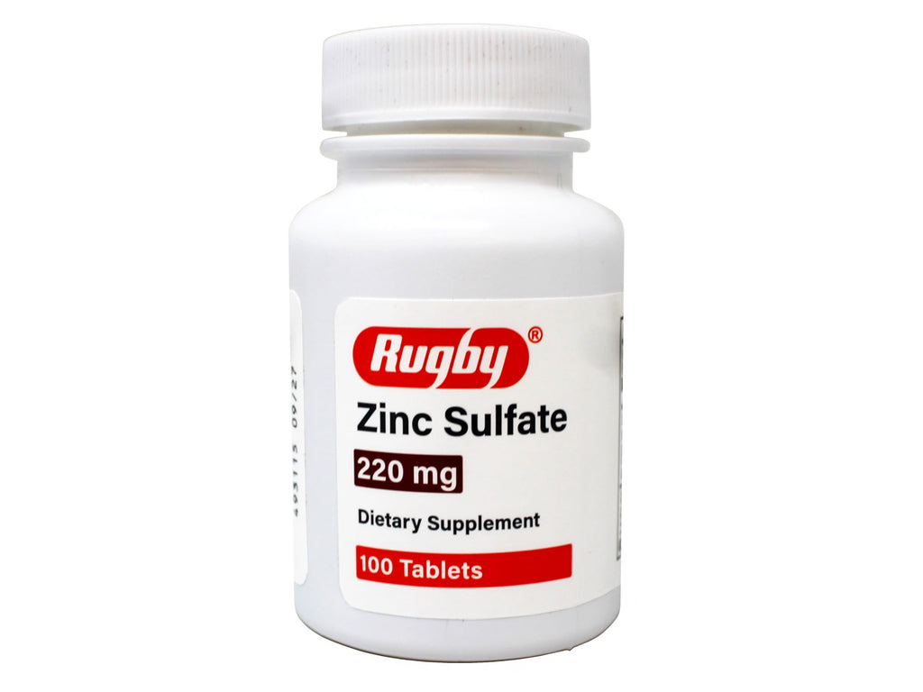 Rugby zinc sulfate dietary supplement