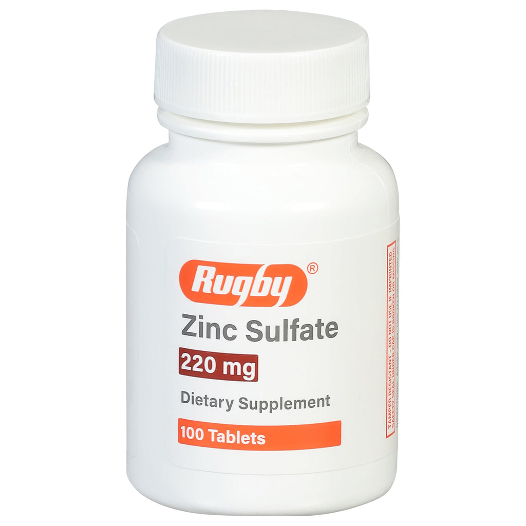 Rugby Zinc Sulfate dietary supplement