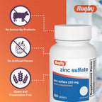 Rugby zinc tablets for daily wellness