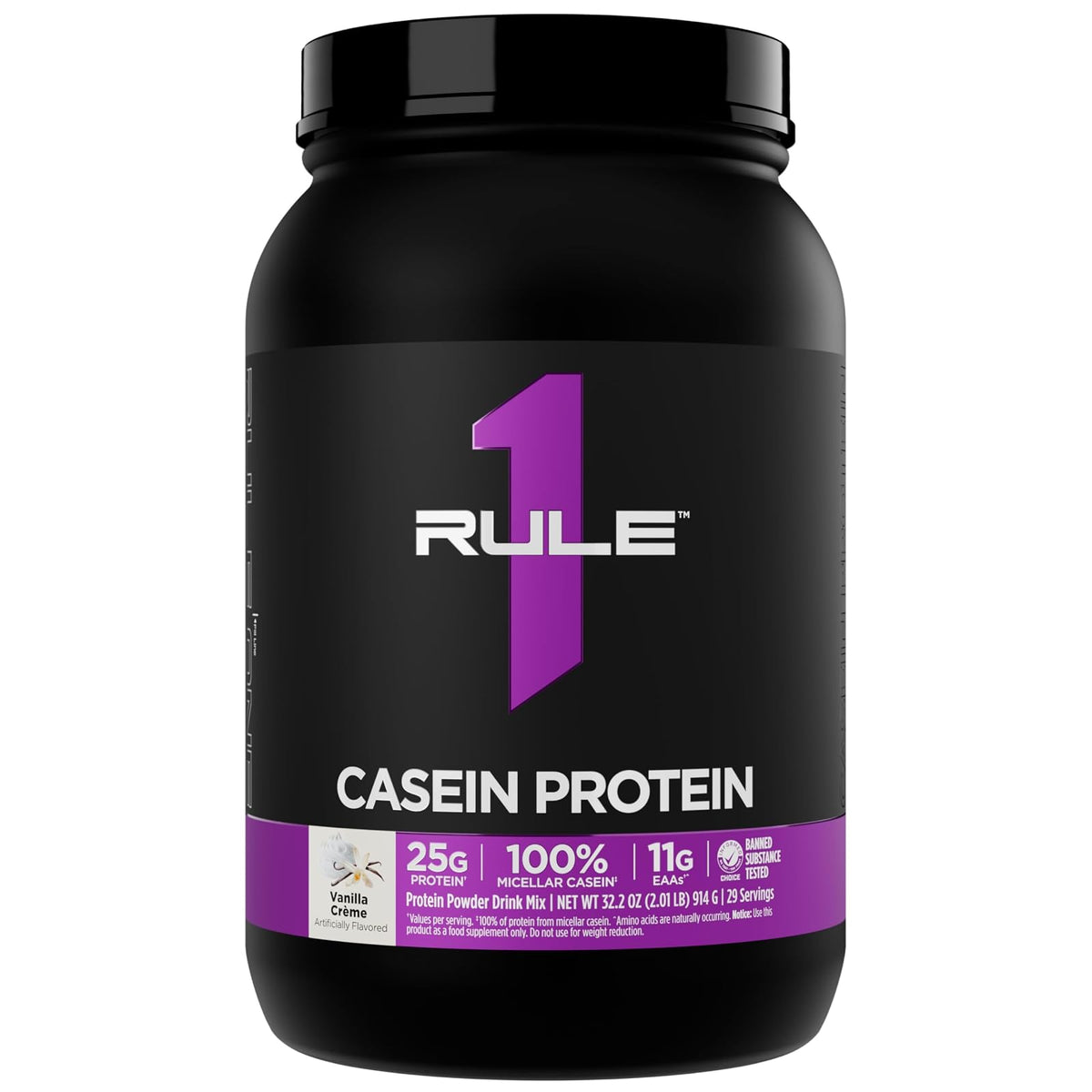 Rule 1 casein protein vanilla flavour