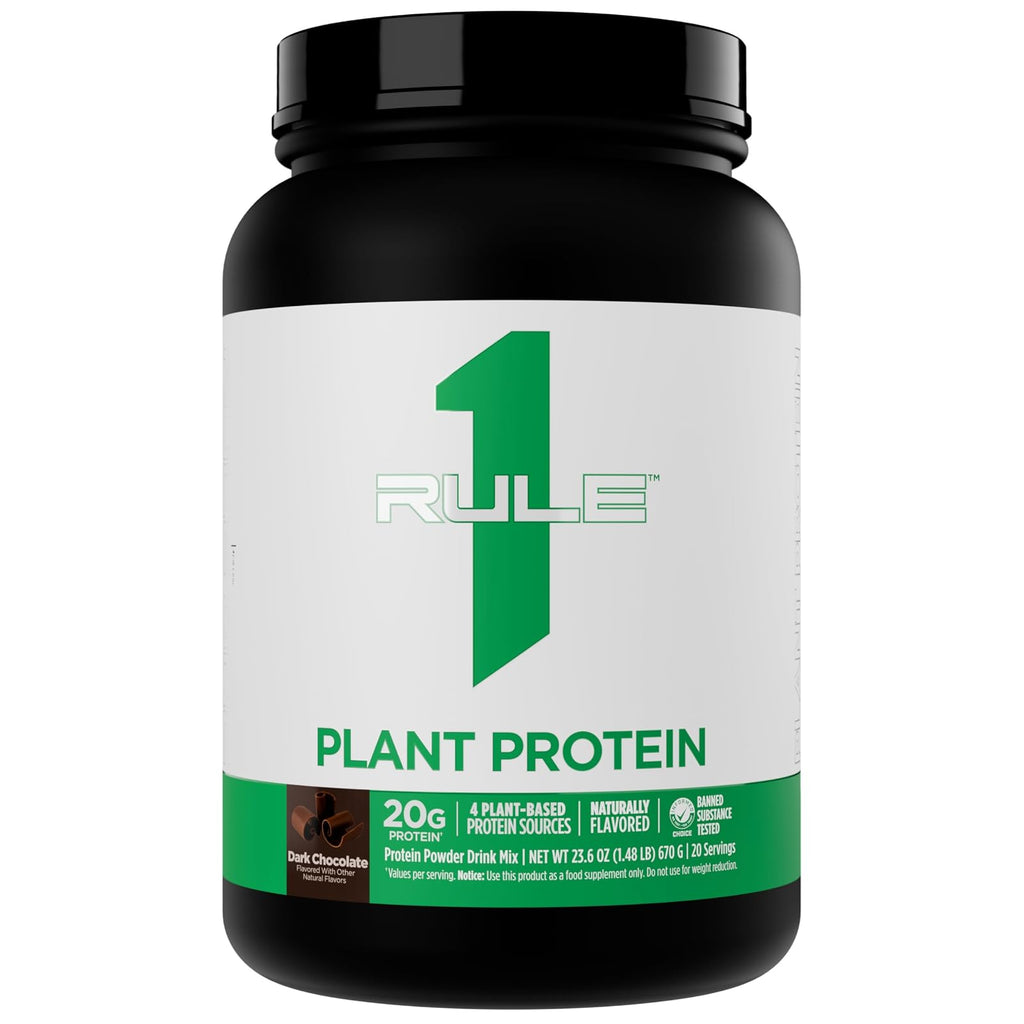 Rule 1 plant protein dark chocolate