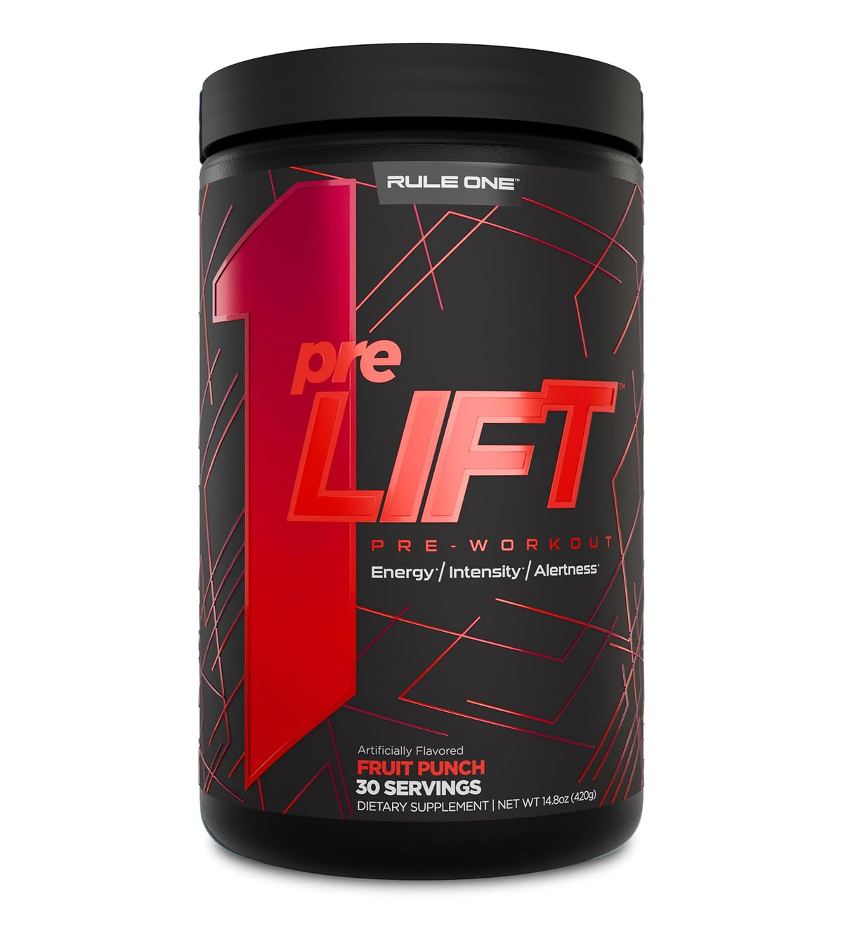 Rule 1 preLIFT pre-workout fruit punch