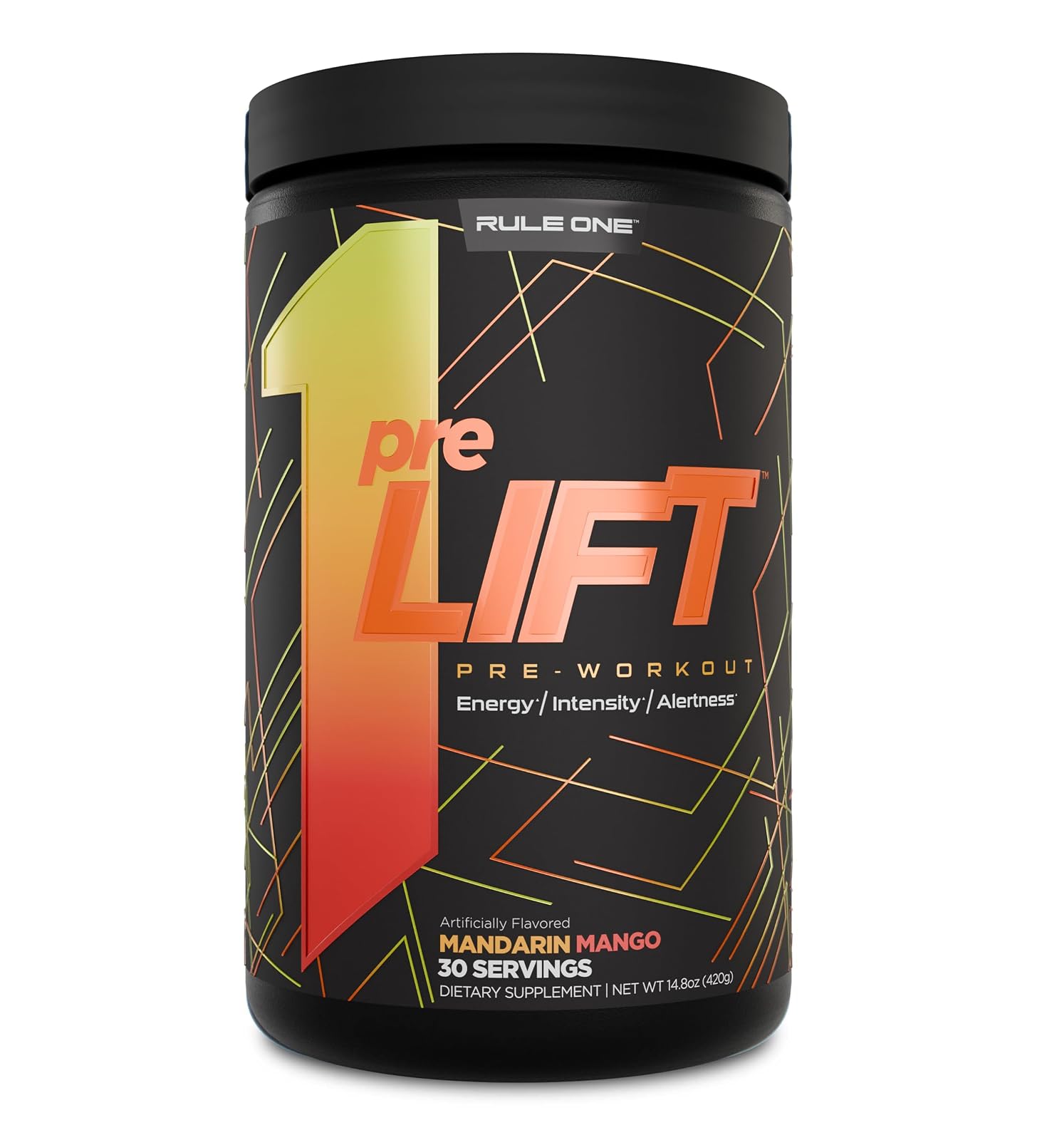 Rule 1 Proteins preLIFT Mandarin Mango flavour