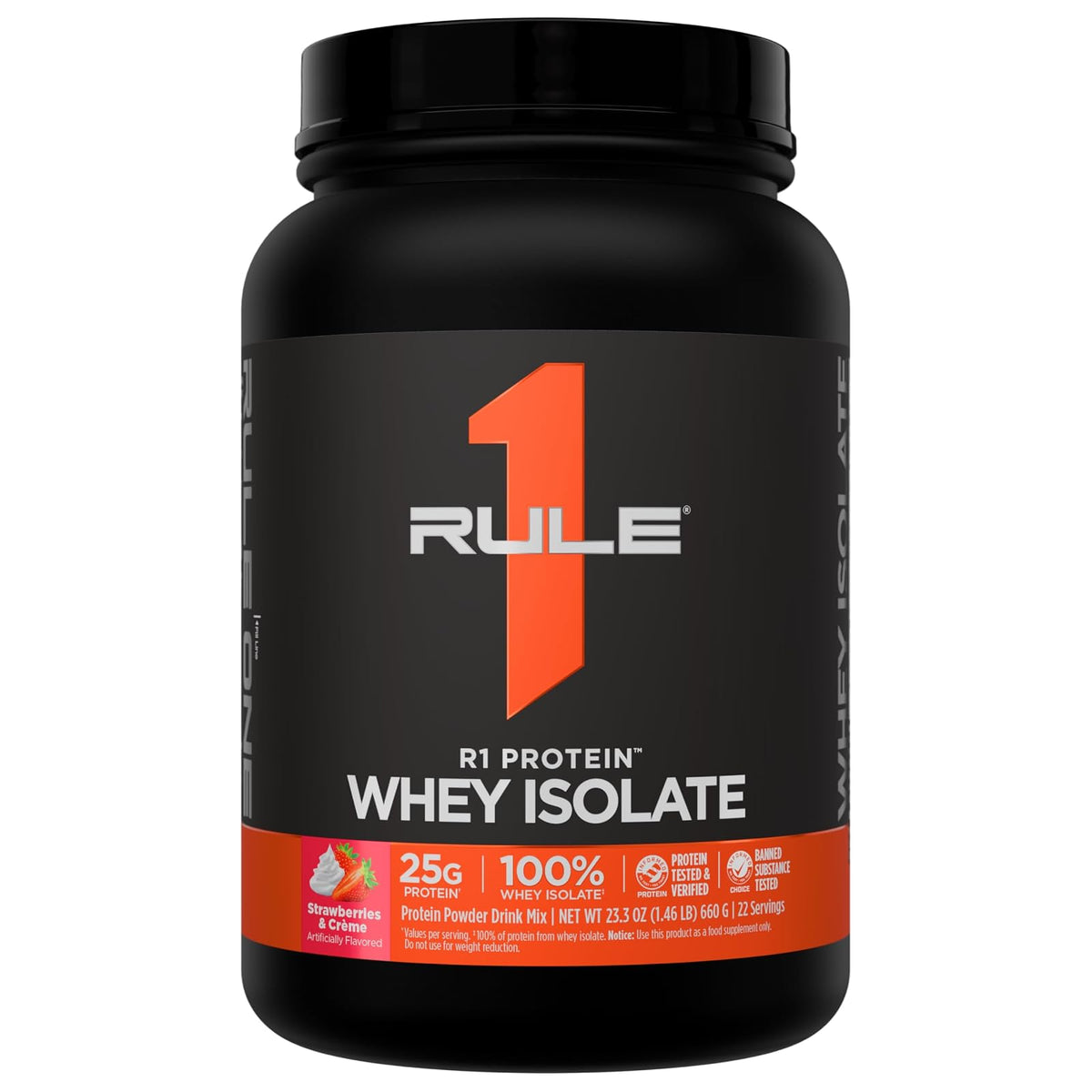 Rule 1 Proteins strawberry whey isolate