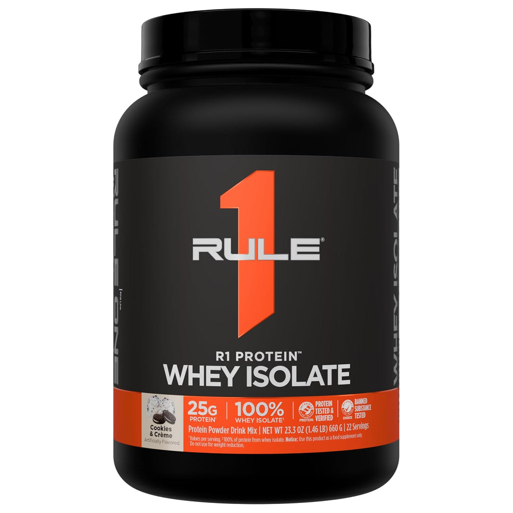Rule 1 whey isolate cookies and crème