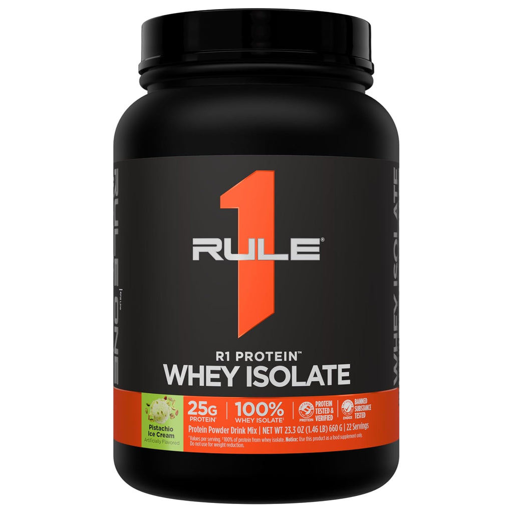 Rule 1 whey isolate pistachio flavour