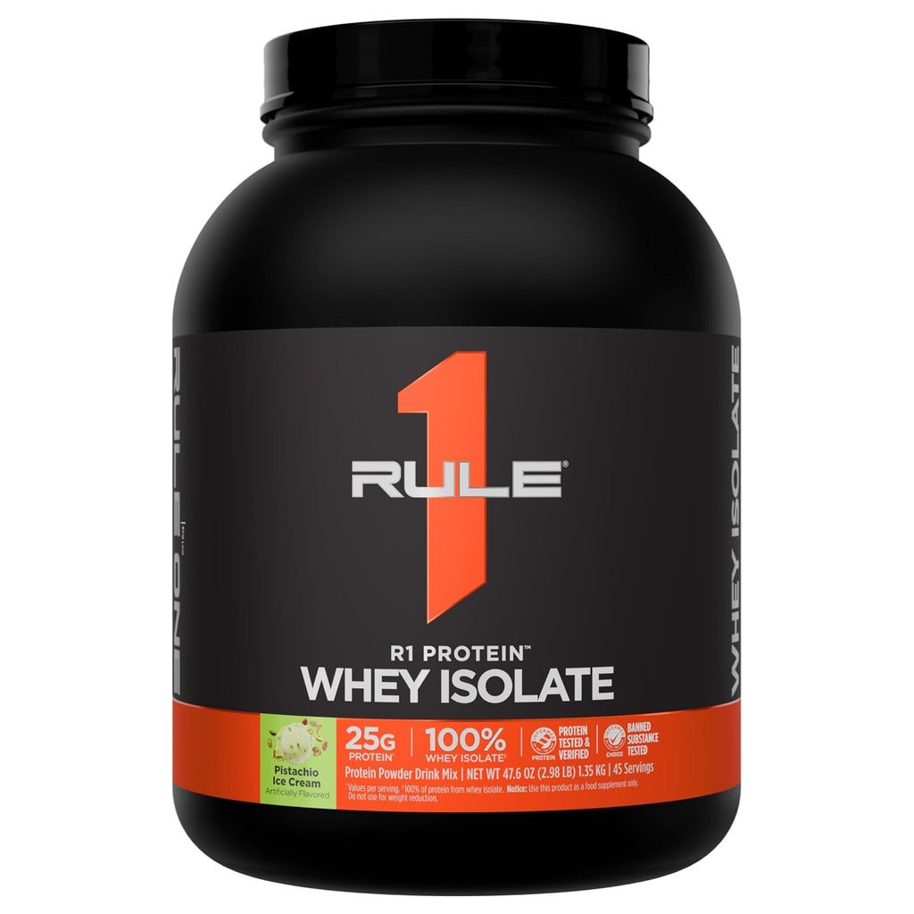 Rule 1 whey isolate pistachio flavour