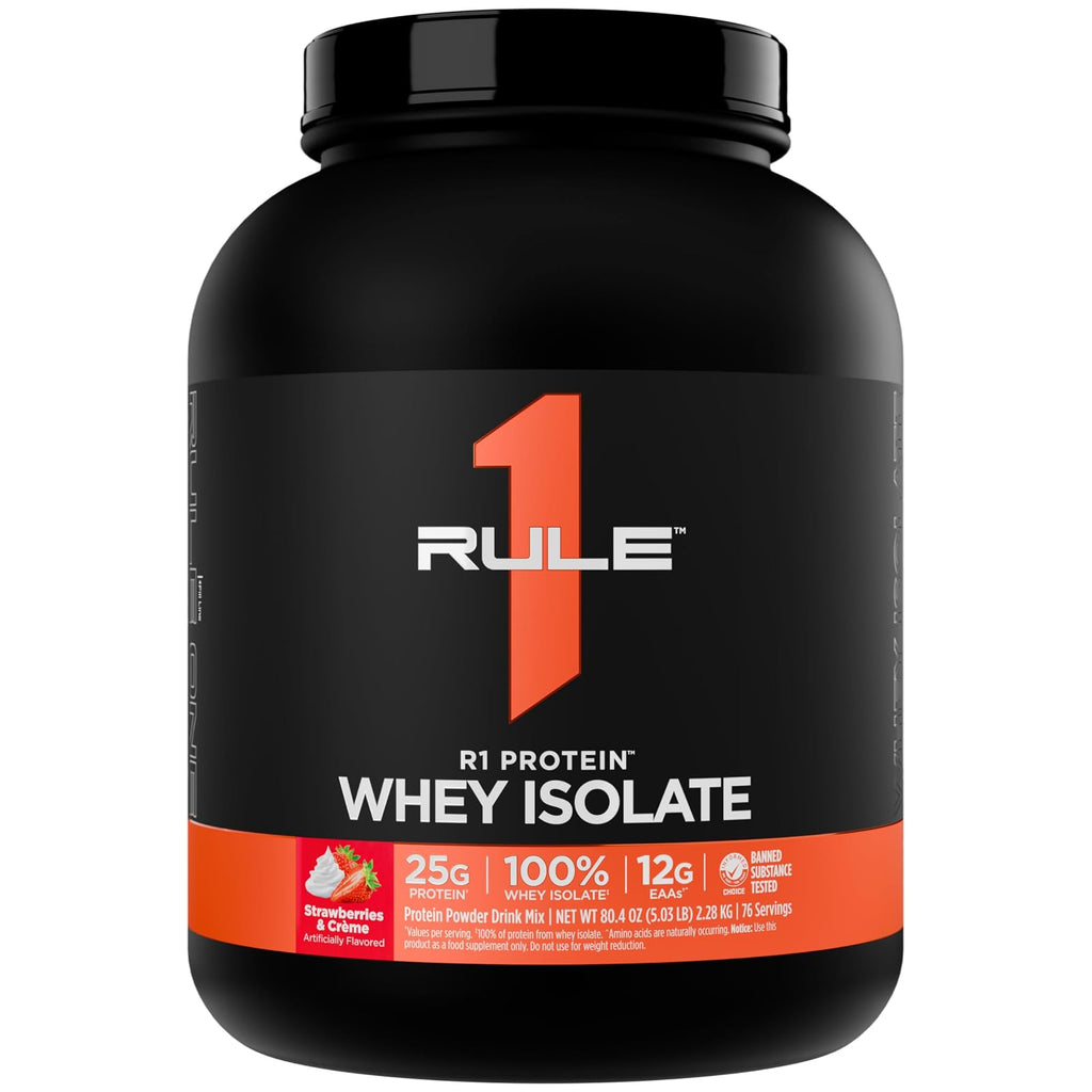Rule 1 whey isolate protein powder