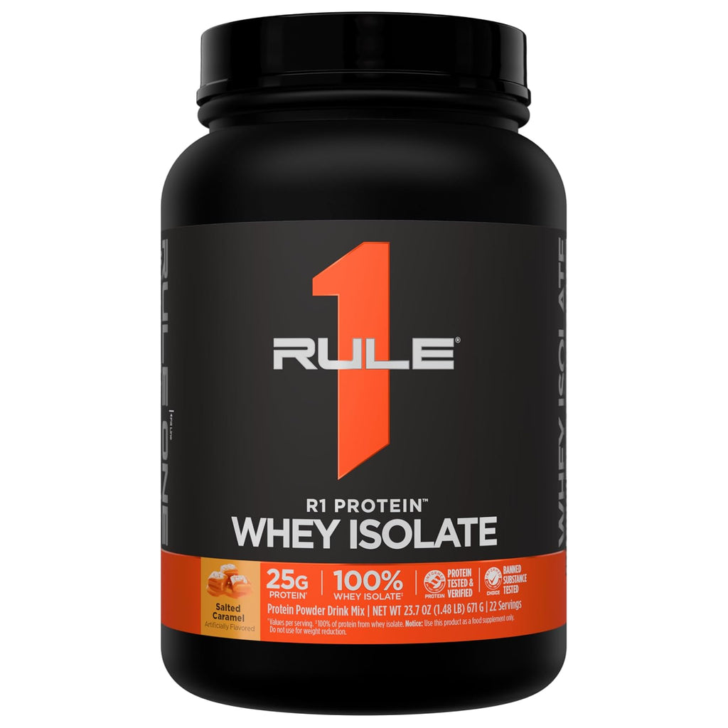 Rule 1 whey isolate salted caramel