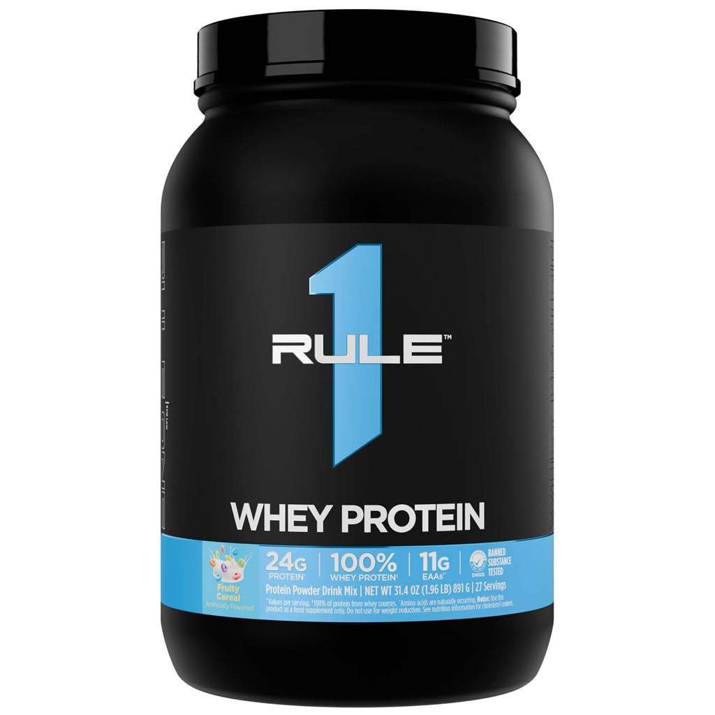 Rule 1 whey protein fruity cereal