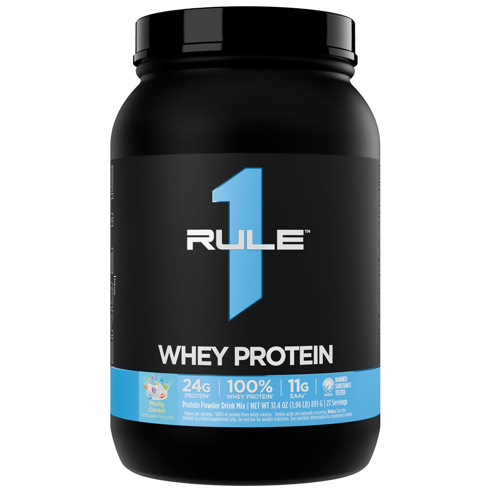 Rule 1 whey protein fruity cereal