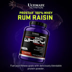 Rum raisin flavour protein powder