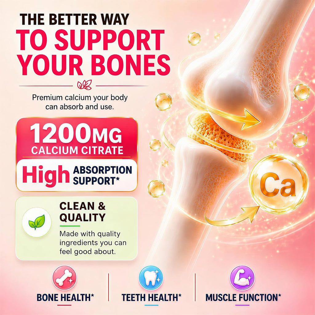 RUNUAN calcium citrate for better bone density