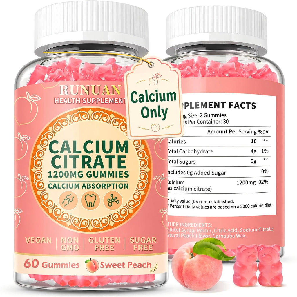 RUNUAN Calcium Citrate gummies for strong bones
