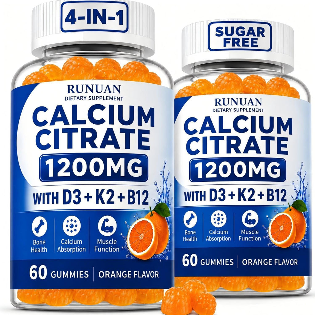 RUNUAN calcium citrate gummies for strong bones