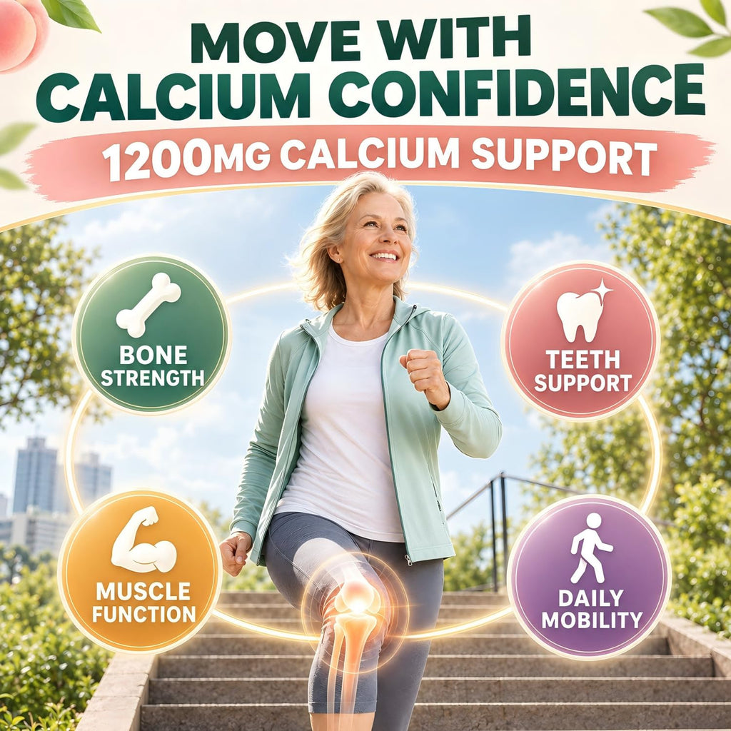 RUNUAN Calcium Citrate supports healthy teeth