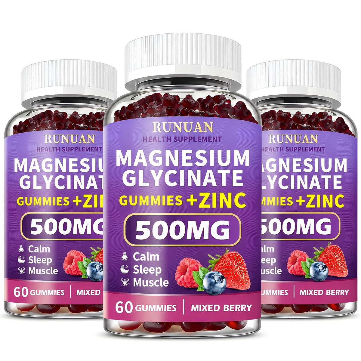 RUNUAN magnesium glycinate gummies benefits