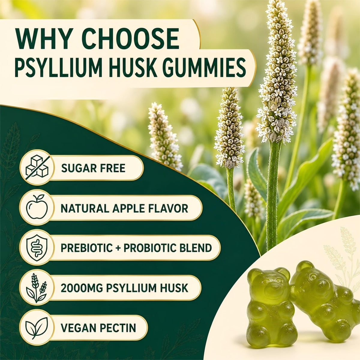 RUNUAN Psyllium Husk for regularity
