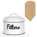 rustic coffee filter holder