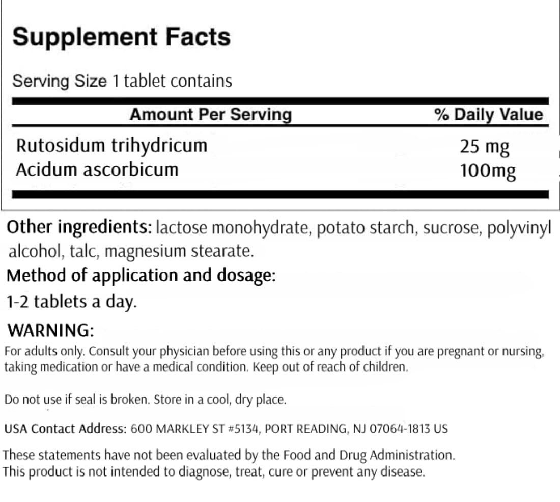 Rutinoscorbin 300 mg health benefits