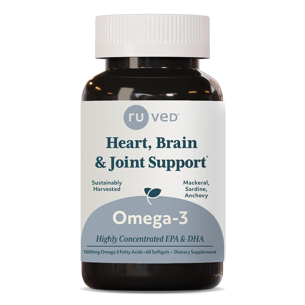 ruved Omega-3 fish oil capsules