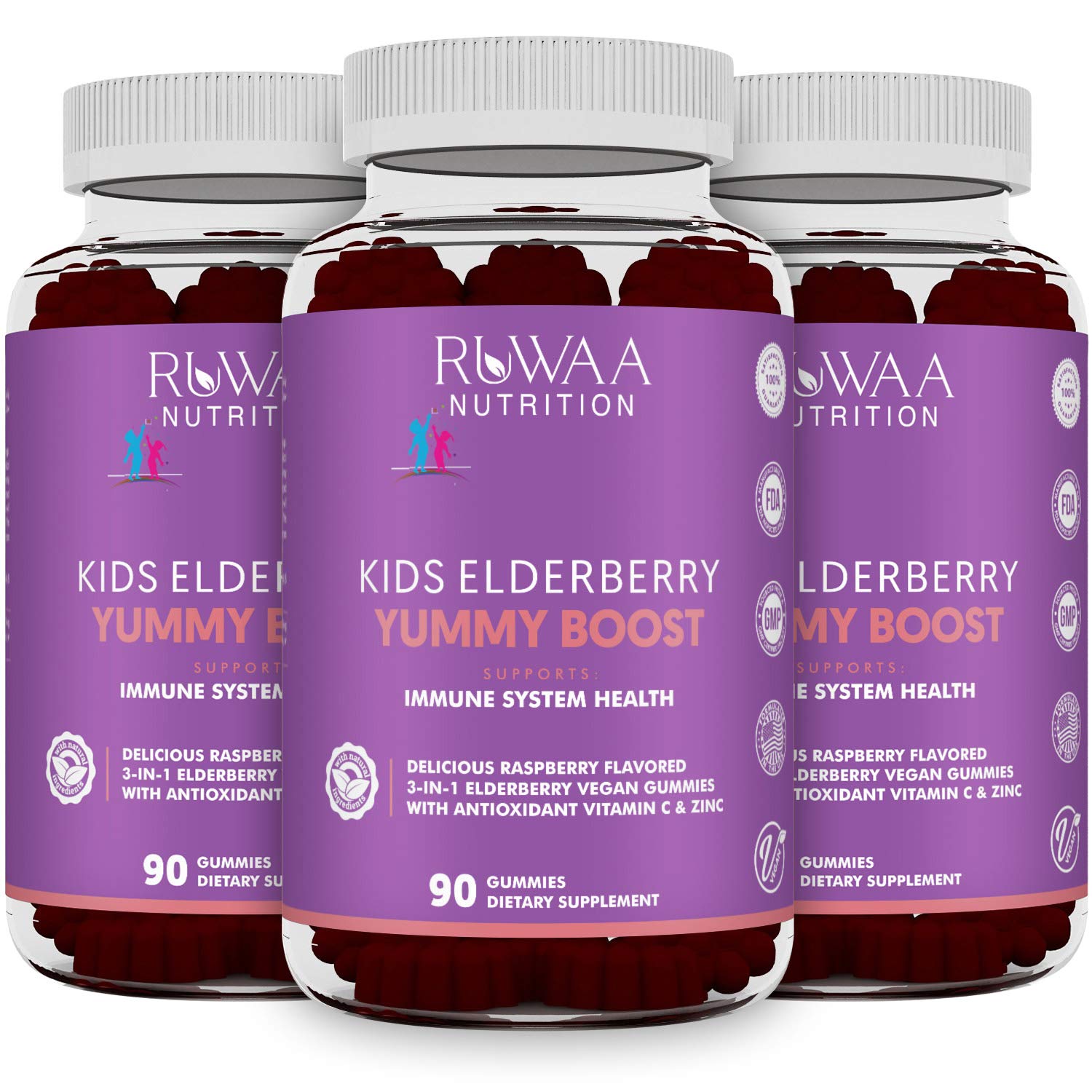 RUWAA elderberry gummies for kids
