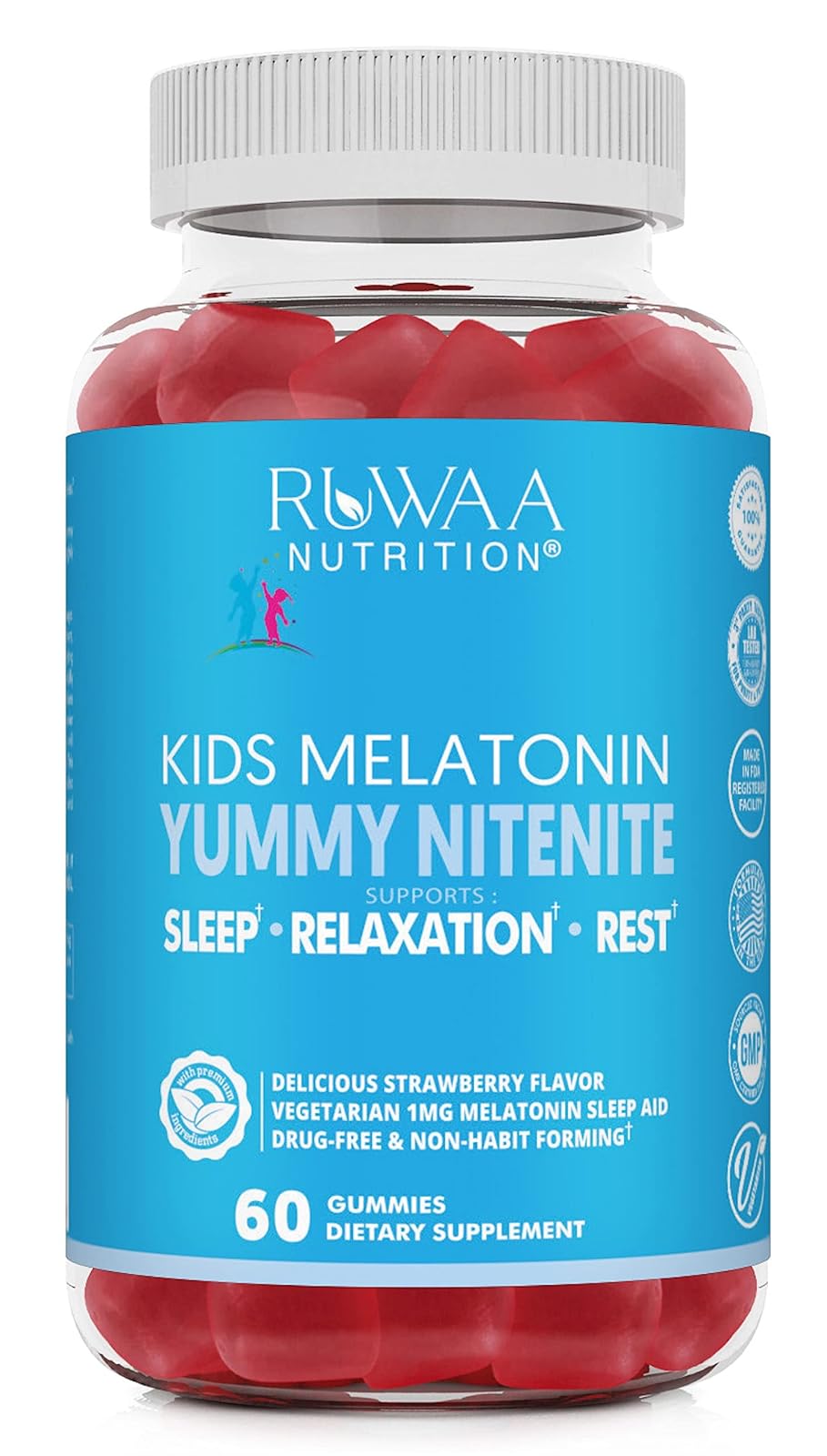 RUWAA NUTRITION melatonin gummies for sleep