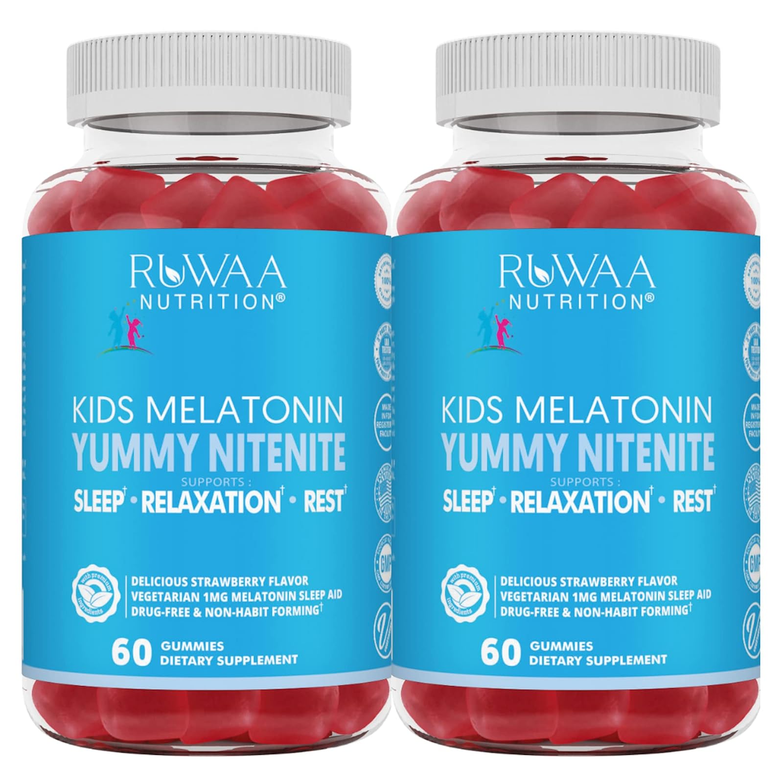 RUWAA NUTRITION melatonin gummies for sleep