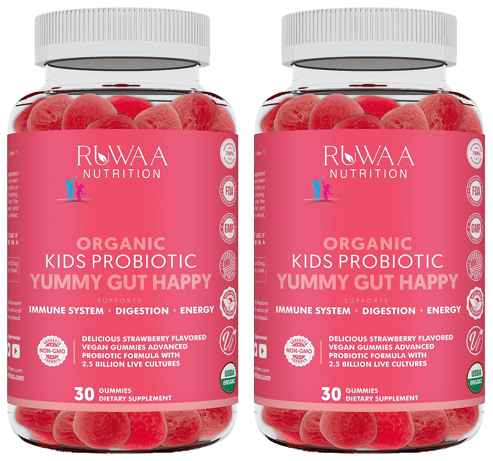 RUWAA NUTRITION probiotic gummies for kids