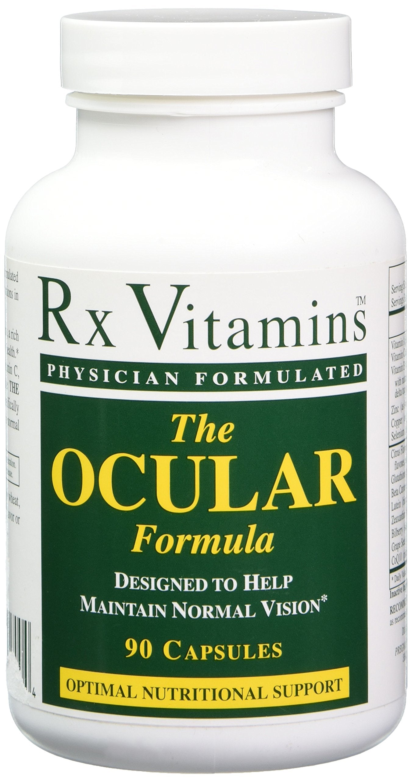 Rx Vitamins ocular formula for eye health